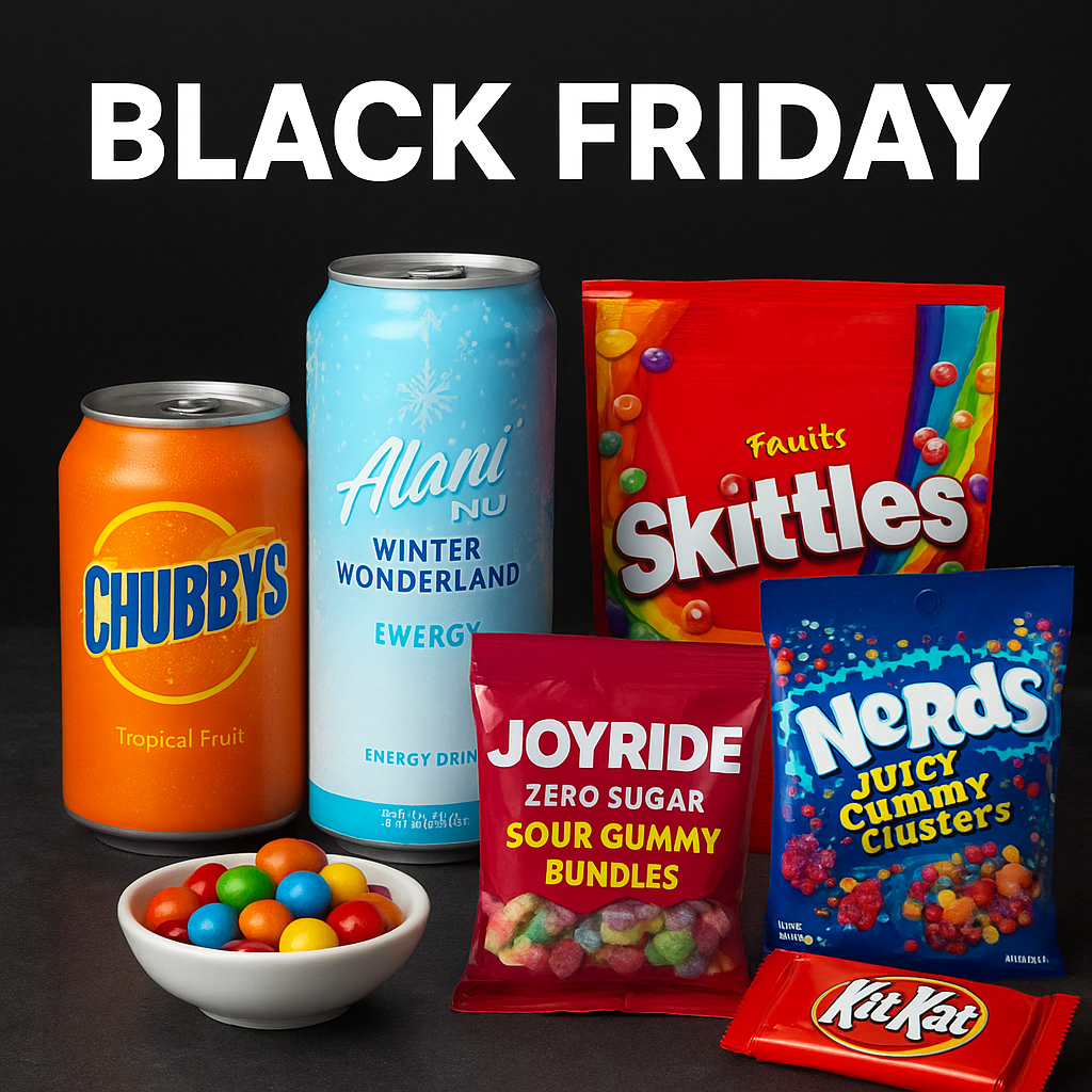Black Friday Deals: 12 Rare Snacks & Beverages at Extreme Snacks