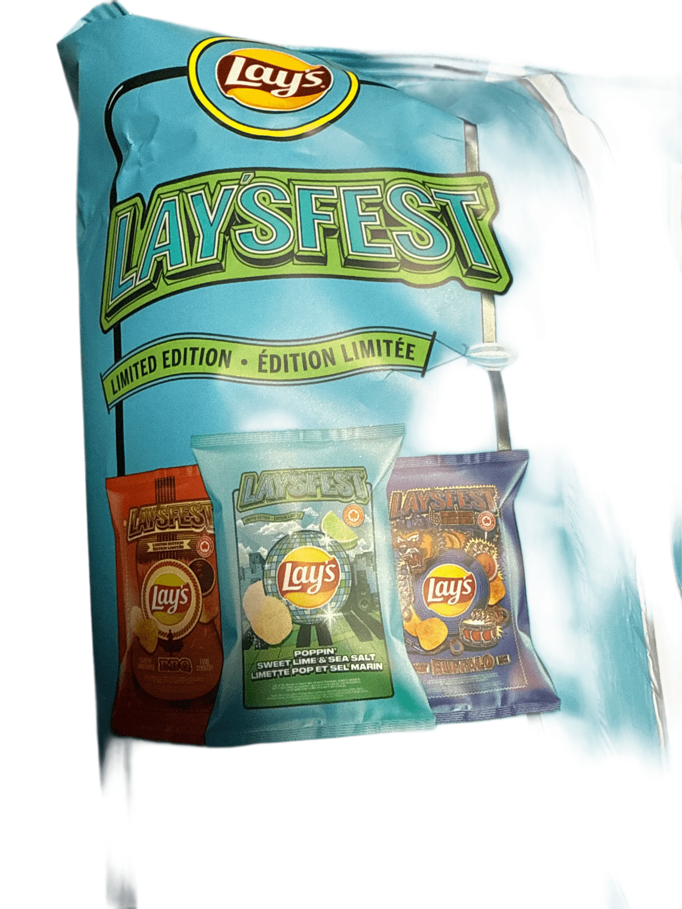 Lays Limited Edition Laysfest Poppin Sweet Lime and Sea Salt 220G - Ca