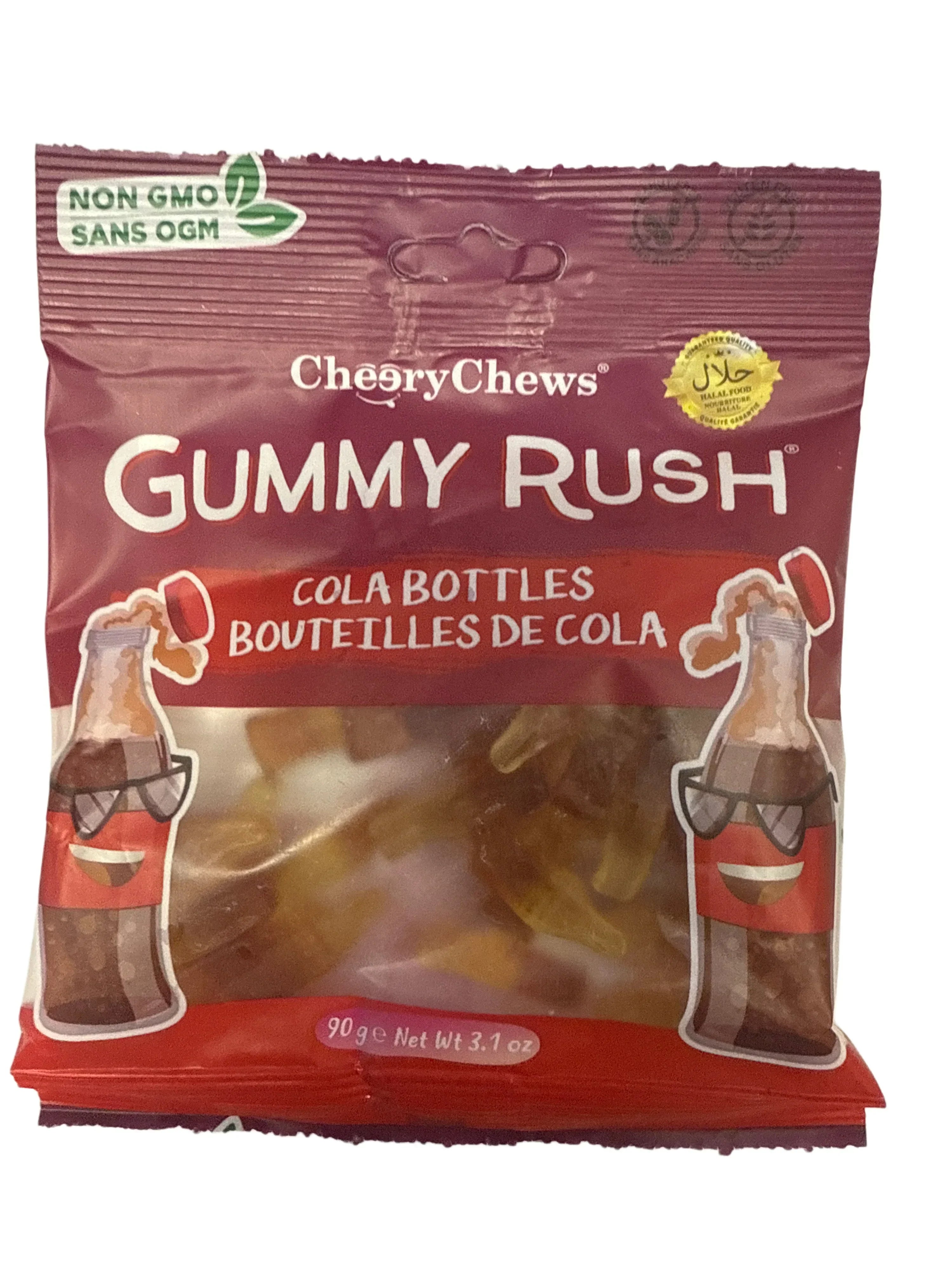 Gummy Rush Cola Bottle Gummies 90G – Canadian Edition