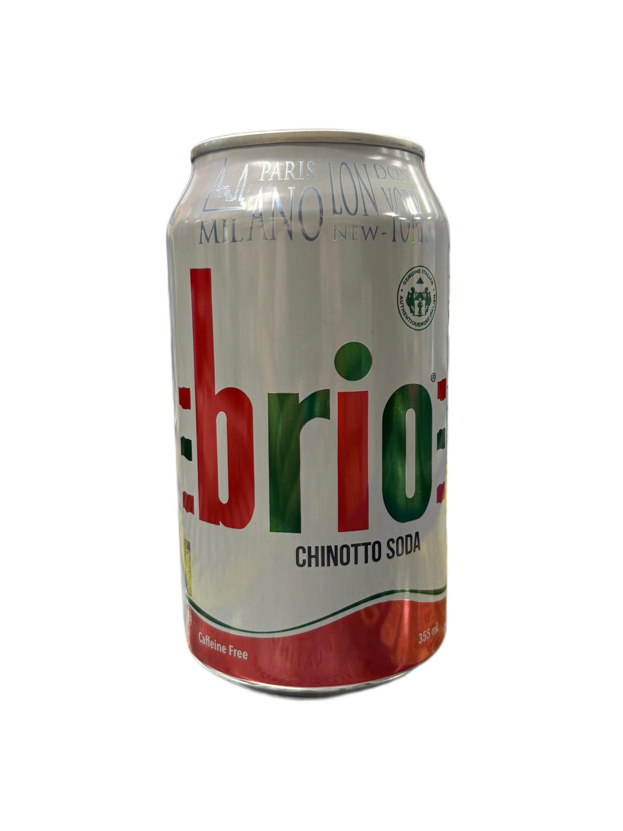 Brio Chinotto Soda Can 355ML | Italian Beverage