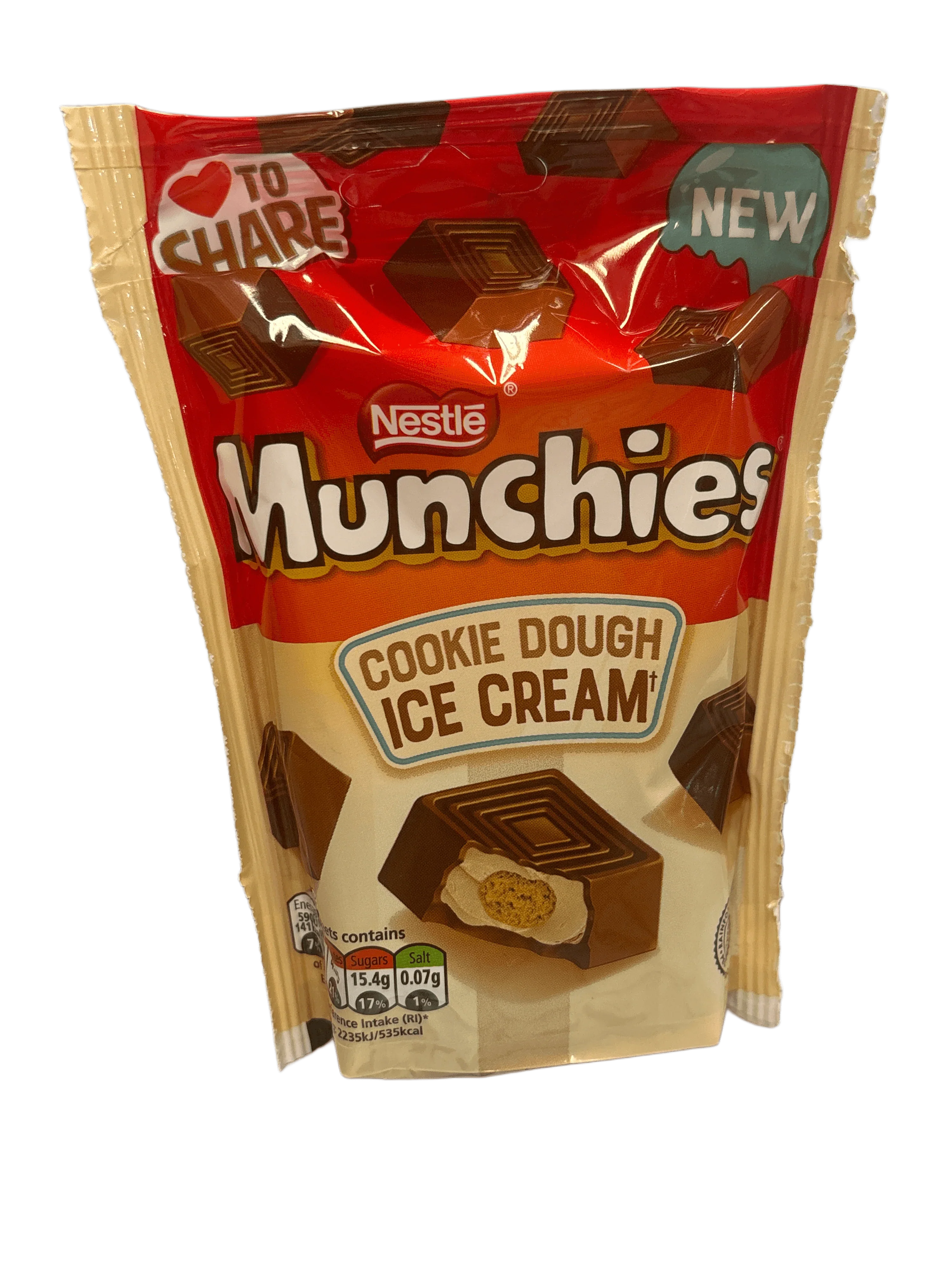 Munchies Cookie Dough Ice Cream Bag 97G - U.K Edition