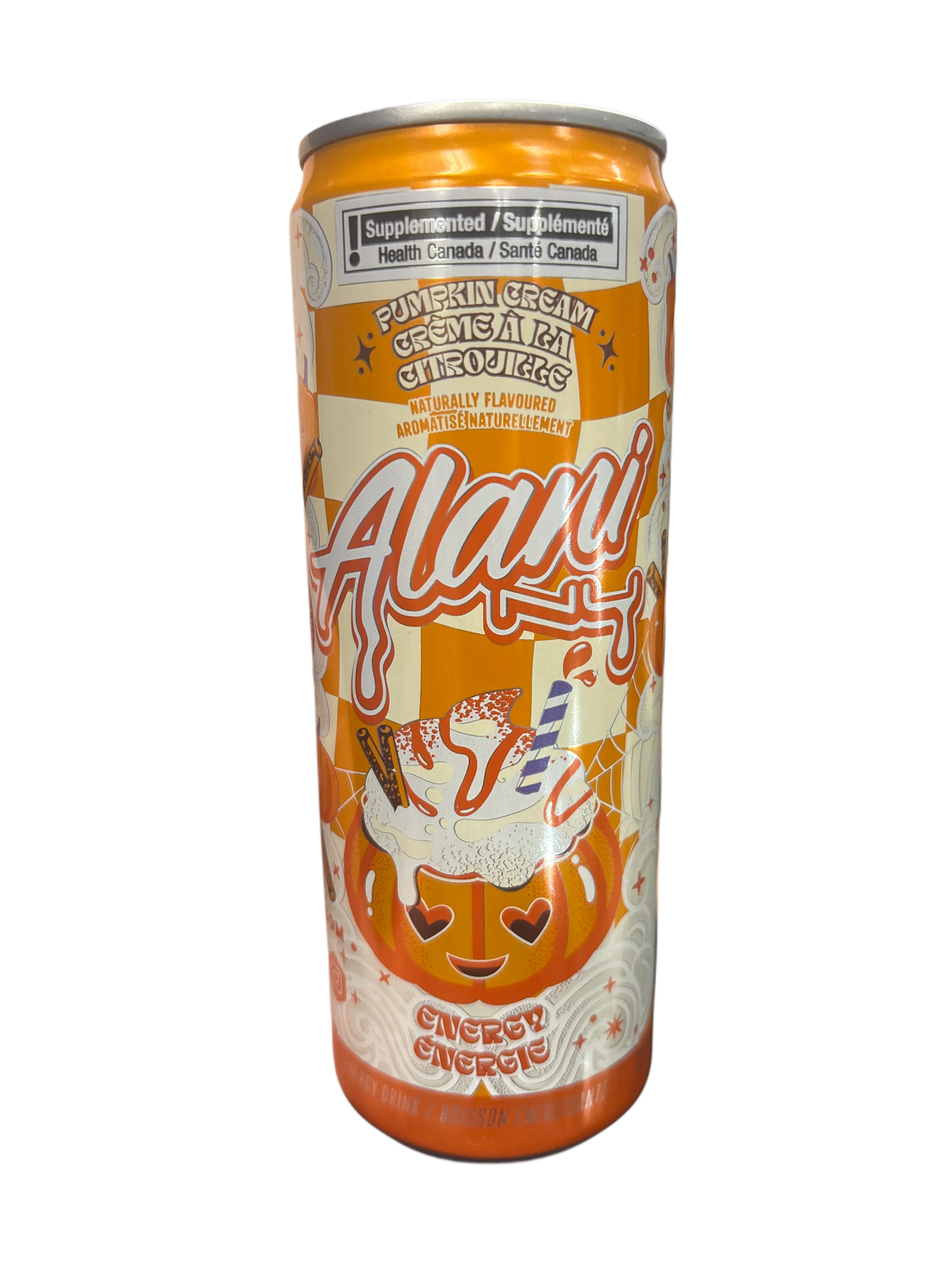 Alani Nu Pumpkin Cream Energy Drink 355ML Halloween Exclusive - Canada