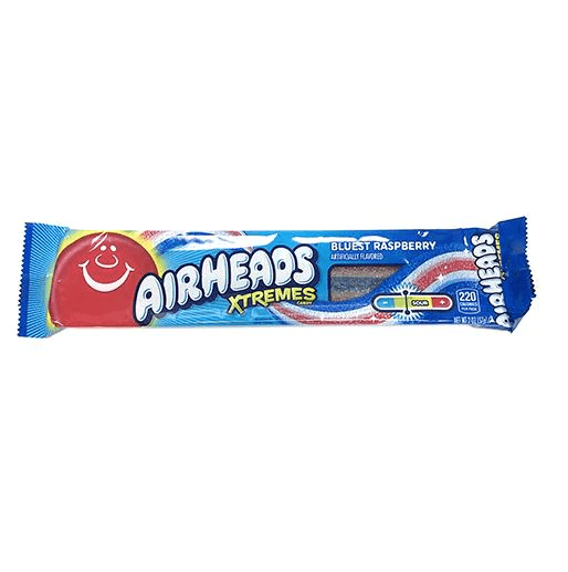 Airheads Xtremes Bluest Raspberry 57G