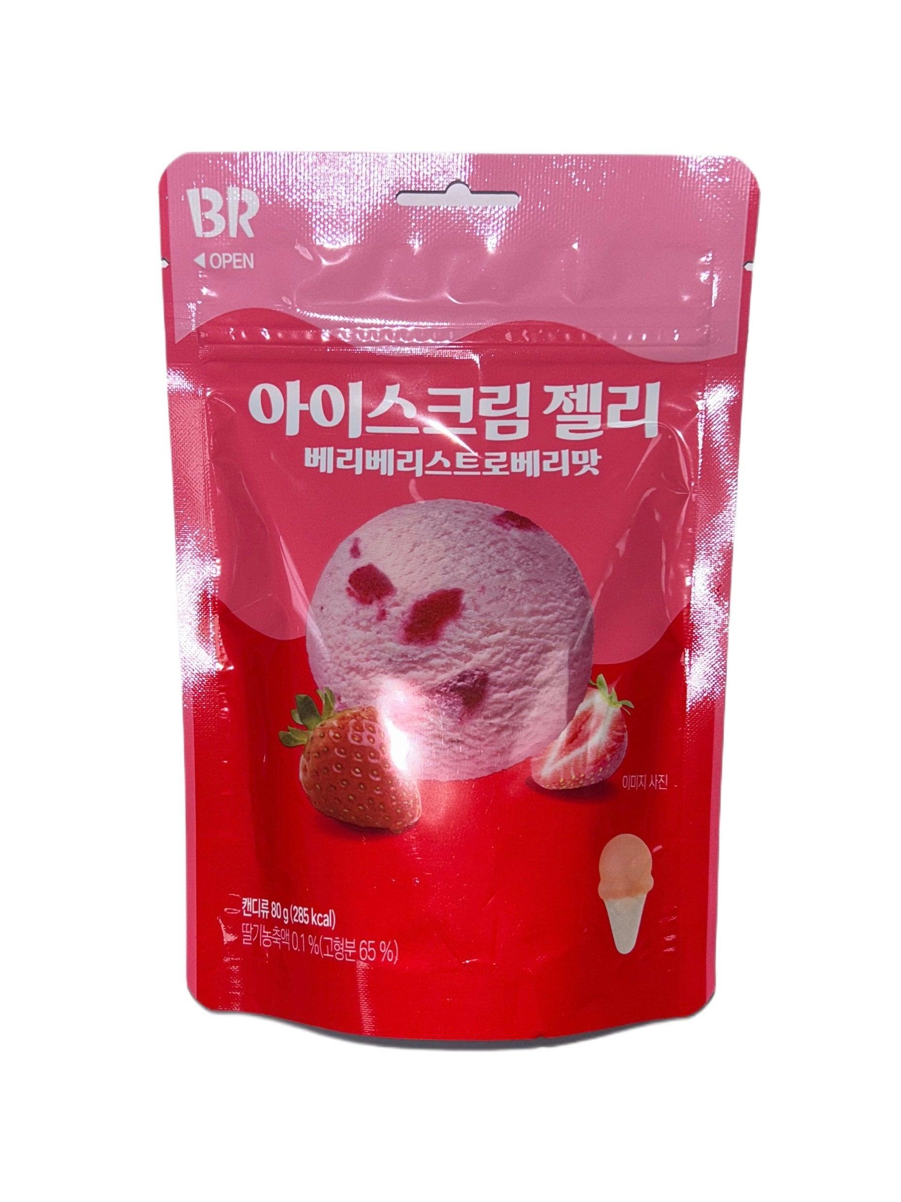 Baskin Robbin Very Berry Strawberry Jelly Candy 80G (Korean)