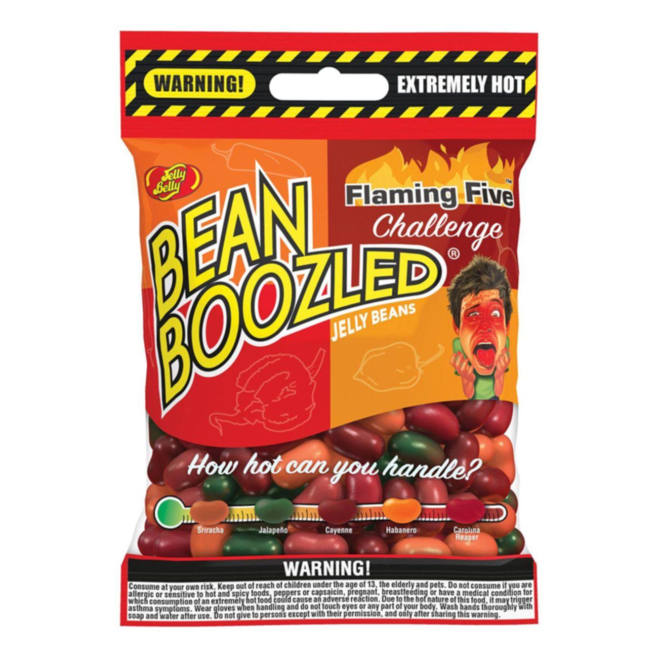 Jelly Belly Bean Boozled Fiery Five Candy Bag 54G