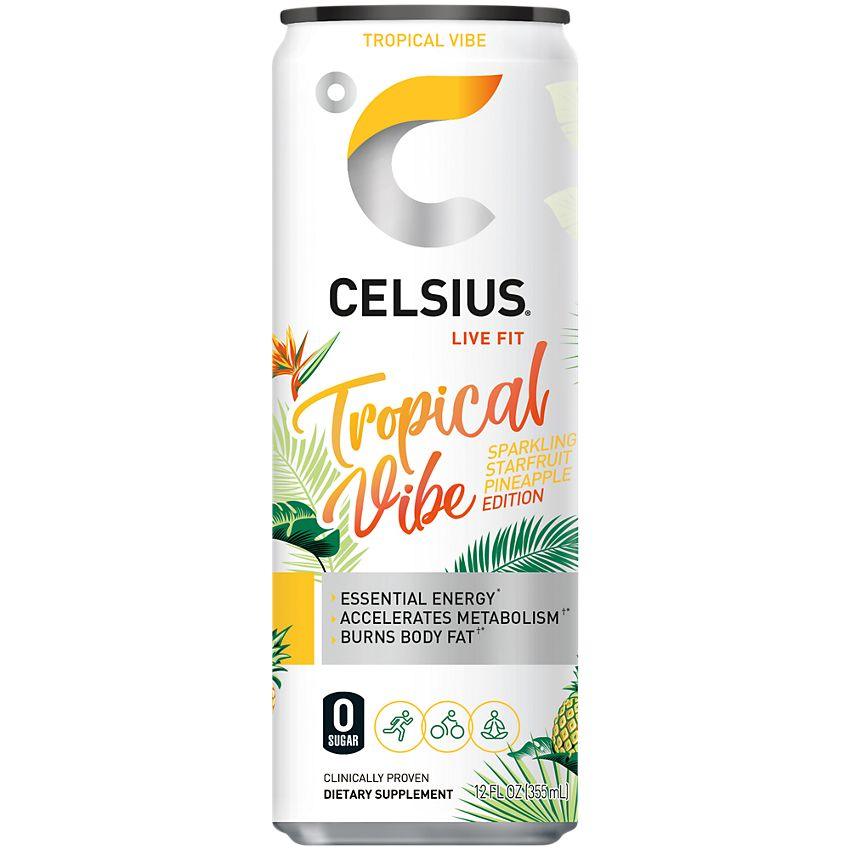 Celsius Live Fit Energy Sparkling Water - Tropical Vibe