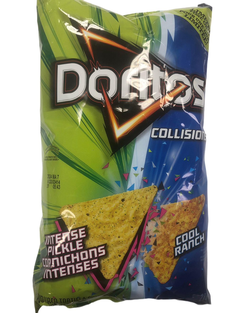 Doritos Collisions - Tangy Pickle & Cool Ranch Chips - 210G