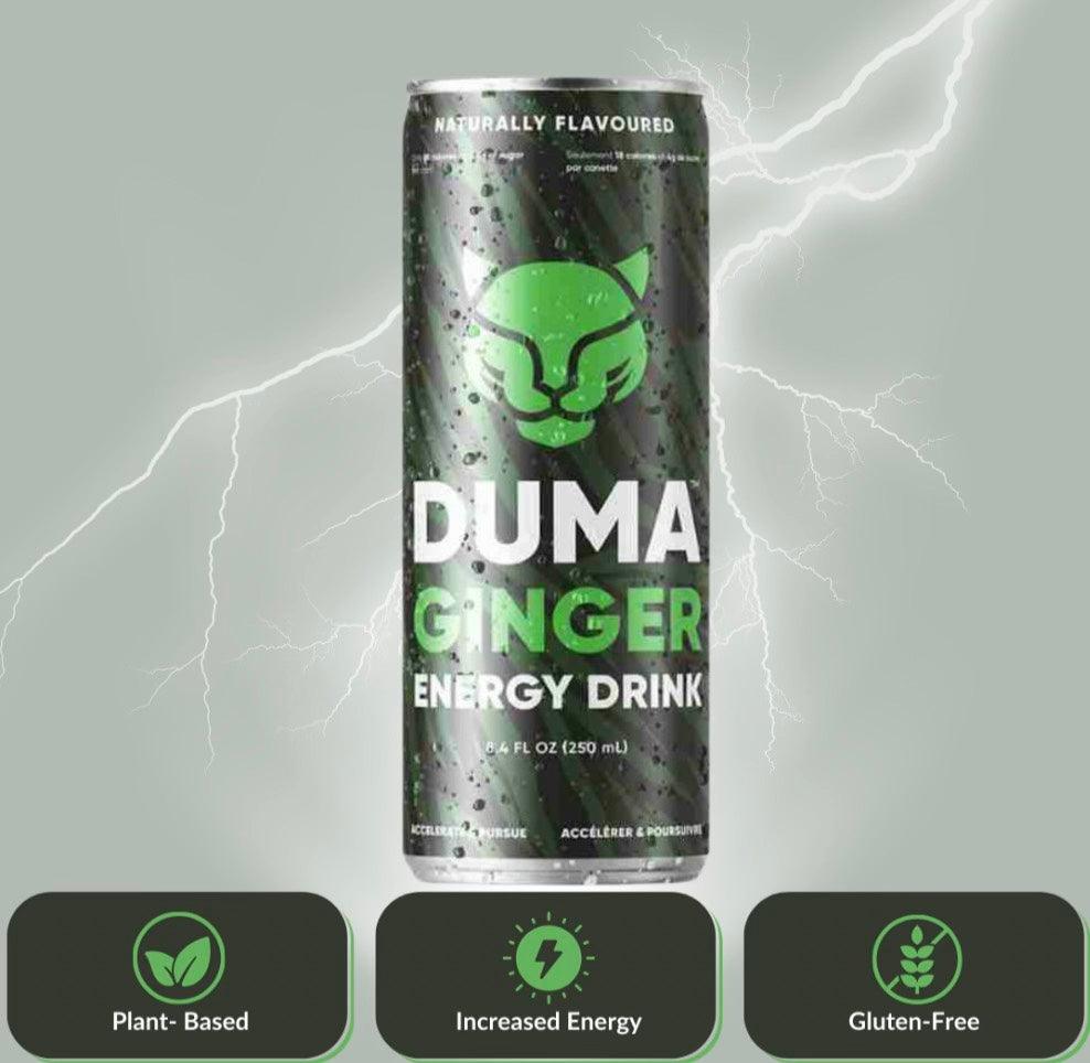 DUMA Ginger Energy Drink | Powered By Lions Mane!