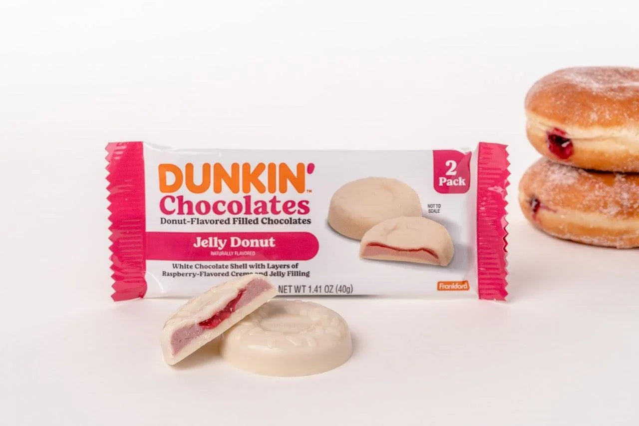 Dunkin' Chocolates Donut Flavored Jelly Donuts 2 Pack