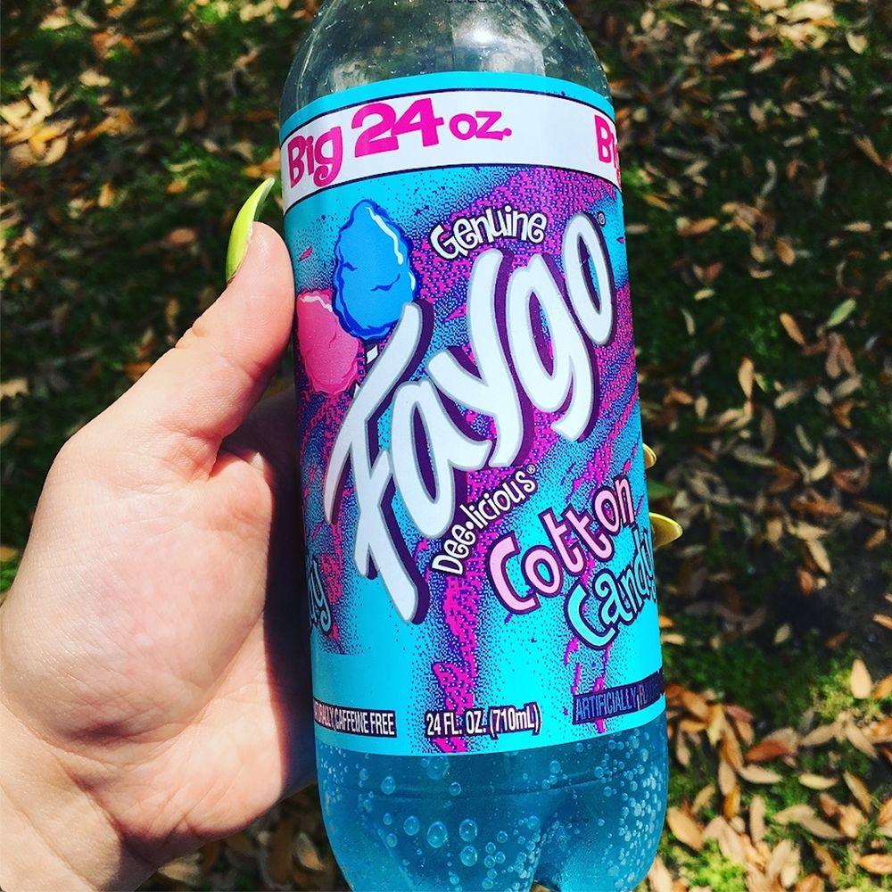 Faygo Cotton Candy Soda Drink 710mL
