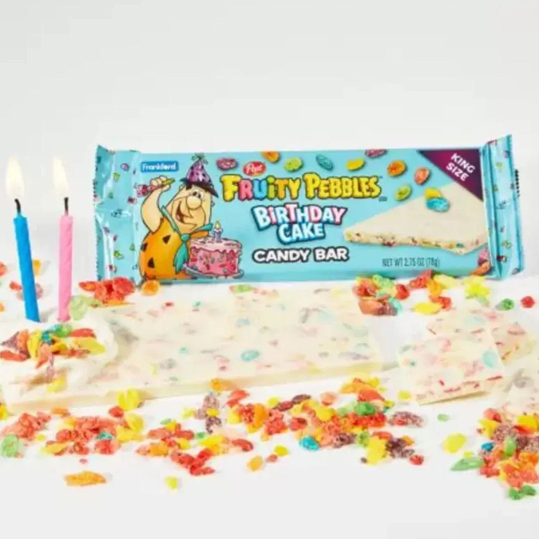 Fruity Pebbles Birthday Cake King Size Candy Bar