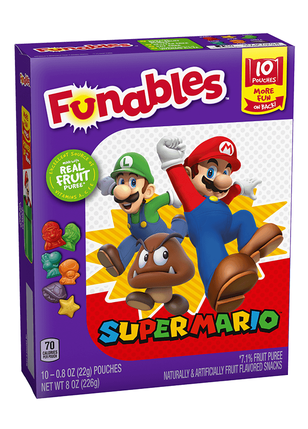 Funables Super Mario Fruit Snacks Characters