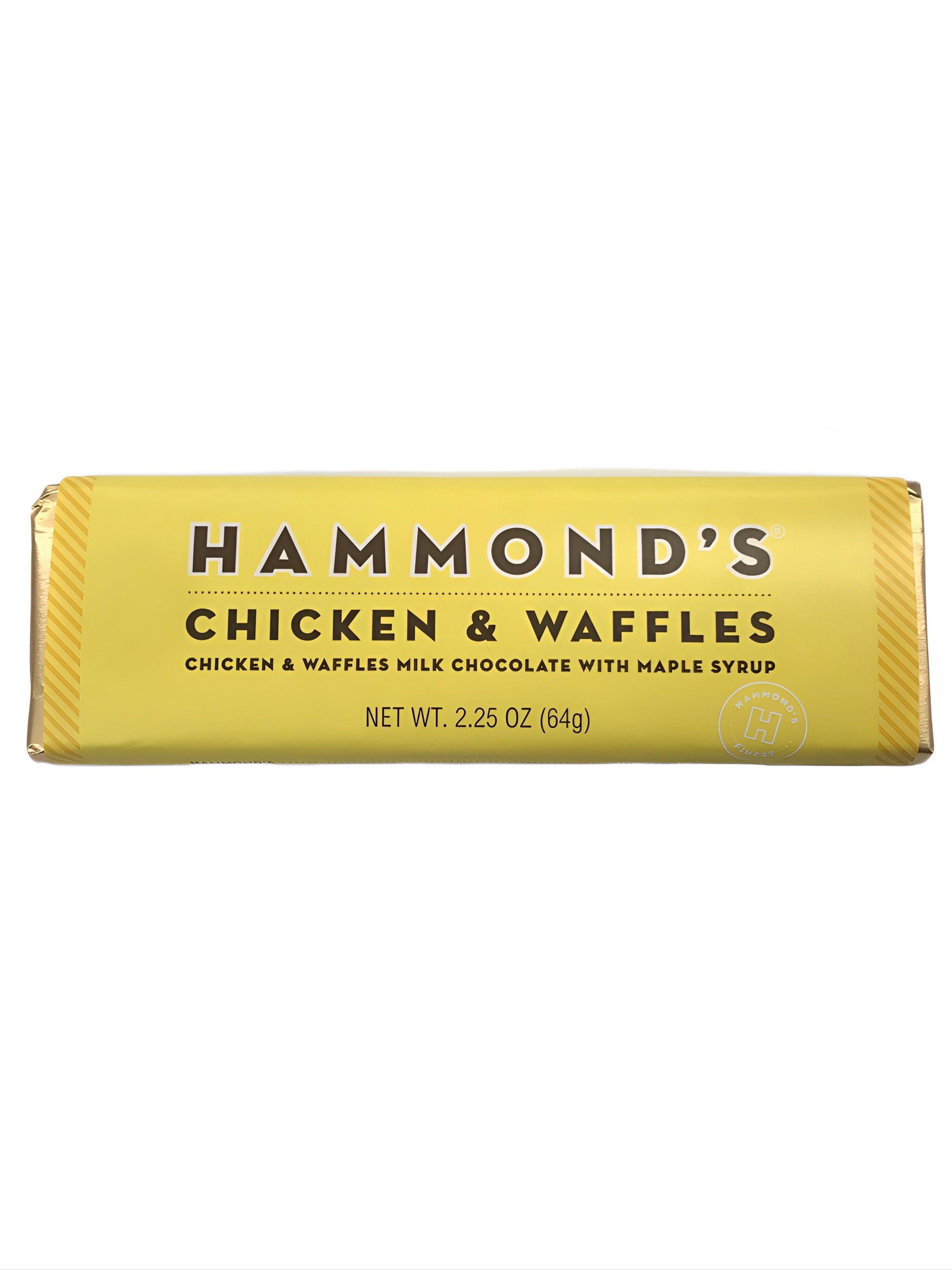 Hammond's Chicken & Waffles Chocolate Bar 64G