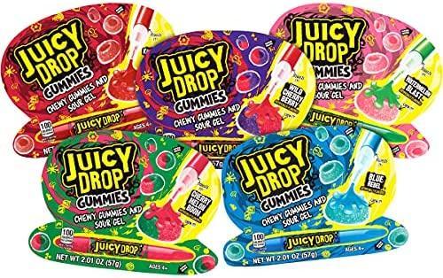 Juicy Drop Gummies - 2.35oz | Sour Gel Pen