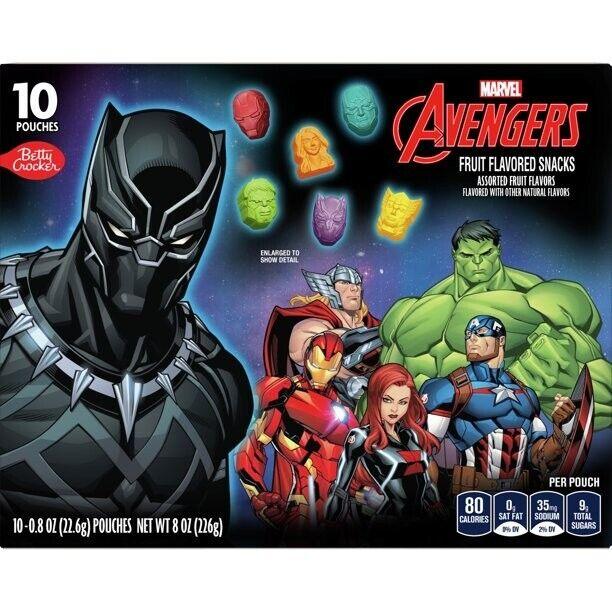 Marvel Avengers Fruit Snacks - 10 Pouches
