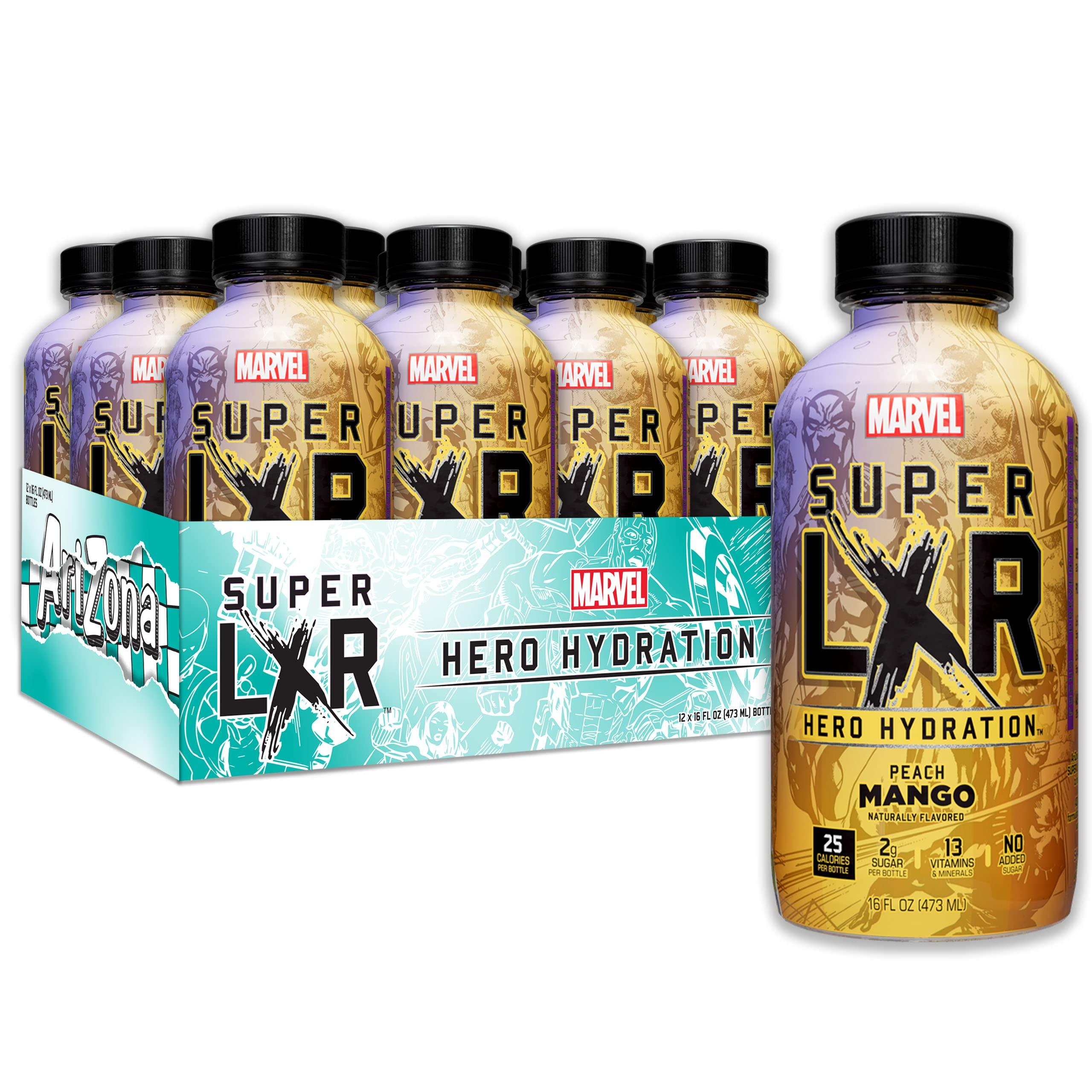 Marvel Super LXR Hero Hydration by Arizona Peach Mango