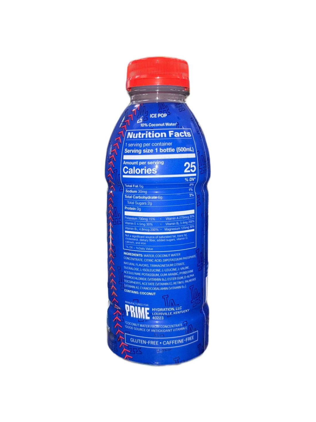 Prime Hydration Dodgers Blue Bottle 2024 Edition
