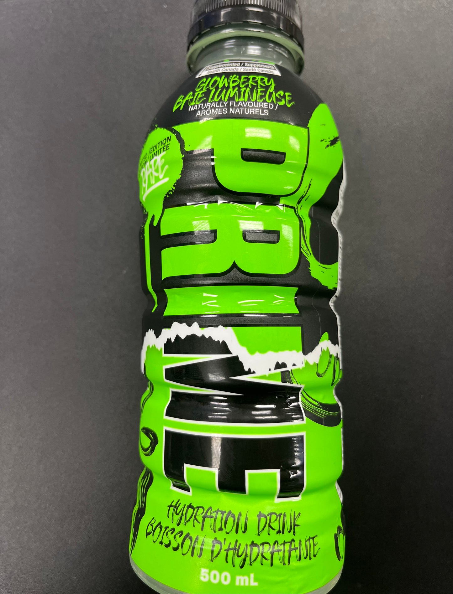Prime Hydration Glowberry - Canada Rare Bottle Edition