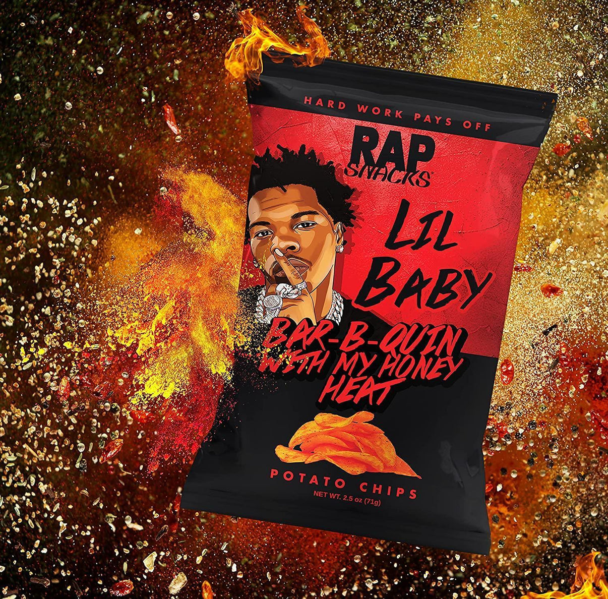 Rap Snacks BBQ-Lil Baby Quin with My Honey Heat