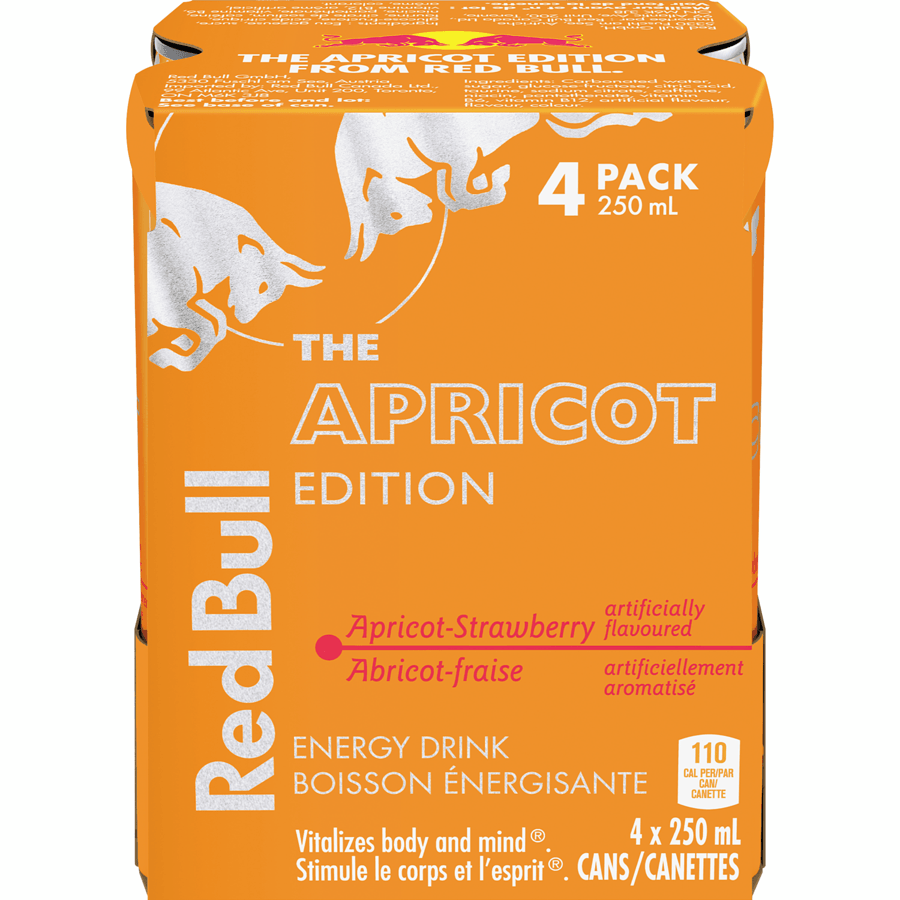 Red Bull Energy Drink Abricot Fraise 250ML