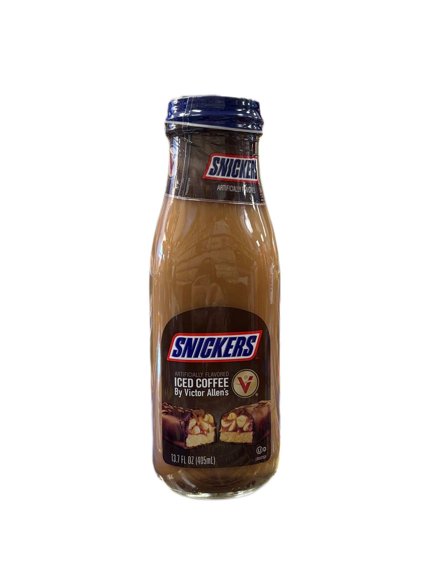 Snickers Iced Coffee Glass Bottle 13.7OZ