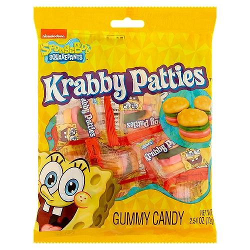 Spongebob Krabby Patties Gummy Candy Bag 2.54OZ