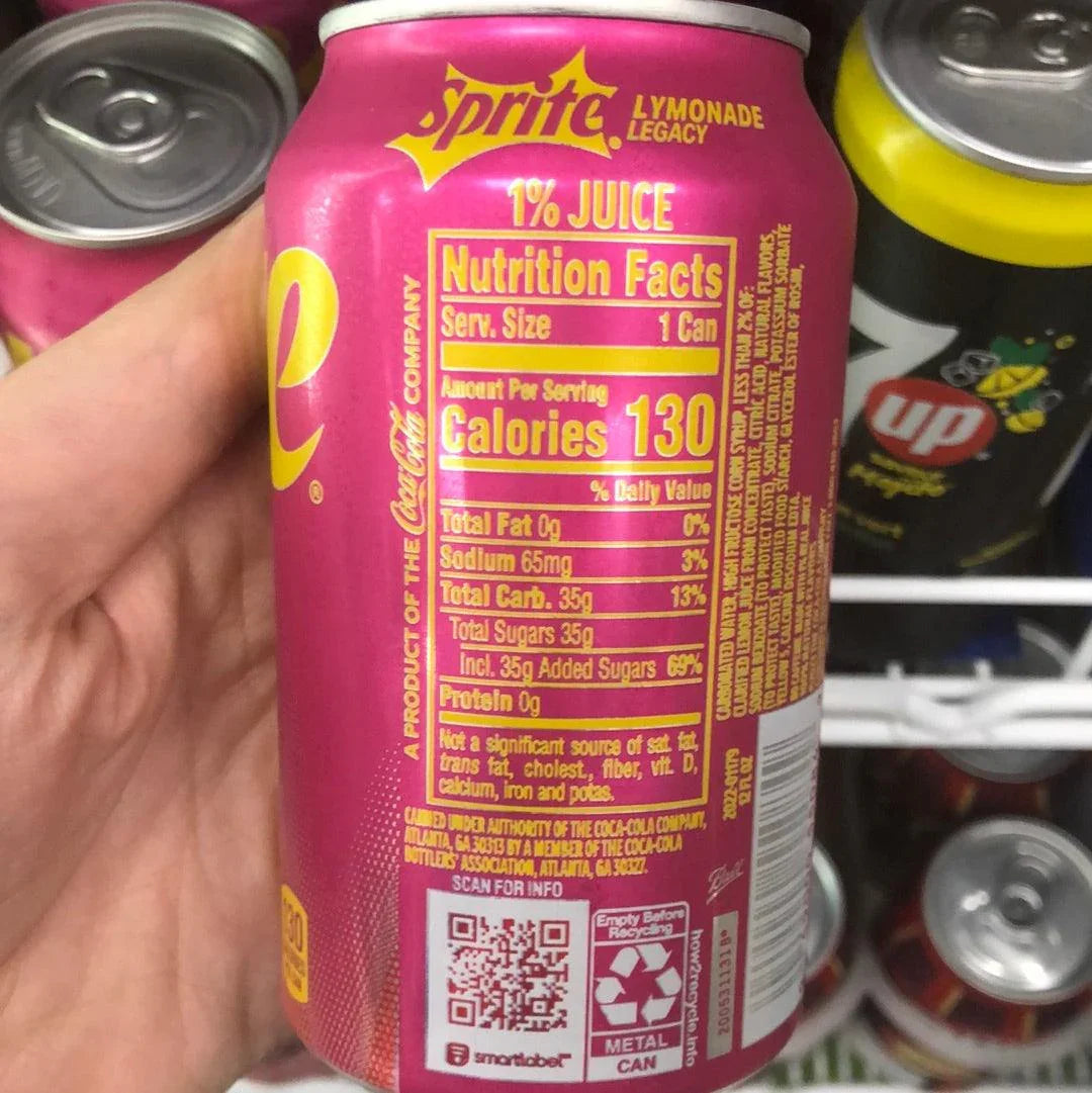 Sprite - Lymonade Legacy Soda Can - 355 ml