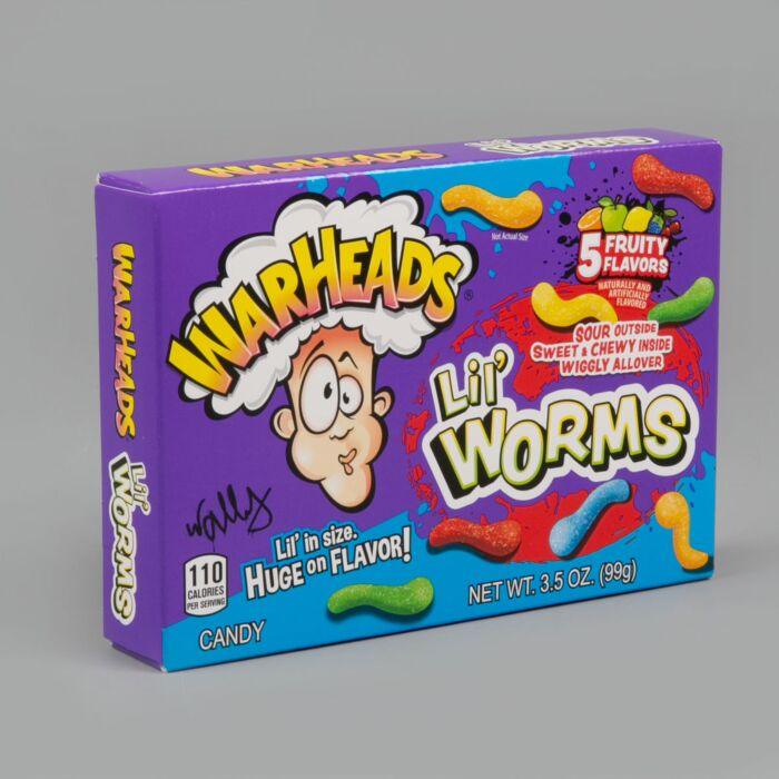 Warheads Lil Worms Theatre Box - 3.5oz