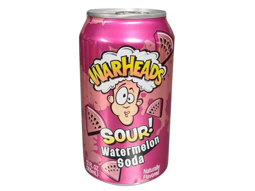Warheads Sour Watermelon Soda - 355mL